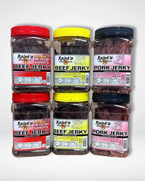 Jerky - Six 12oz. Containers | Ralph's Packing Company